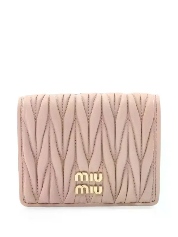 Miu Miu 2020s Matelassé Bi-fold Wallet