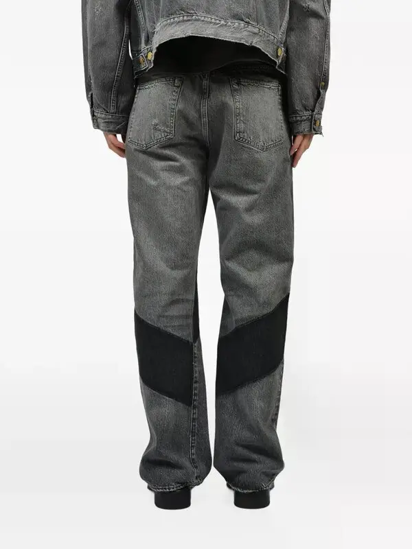 DEAR BORO 1985 Contrast-panel Patchwork Jeans