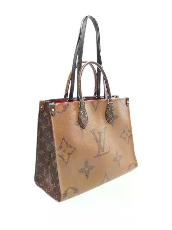 LOUIS VUITTON 2020 Monogram Reverse Giant Onthego Mm Satchel