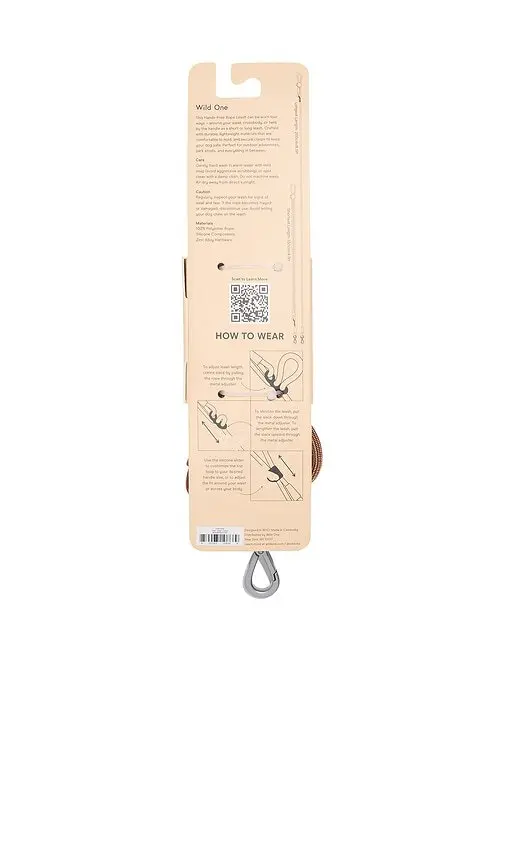 WILD ONE Rope Leash - Brown