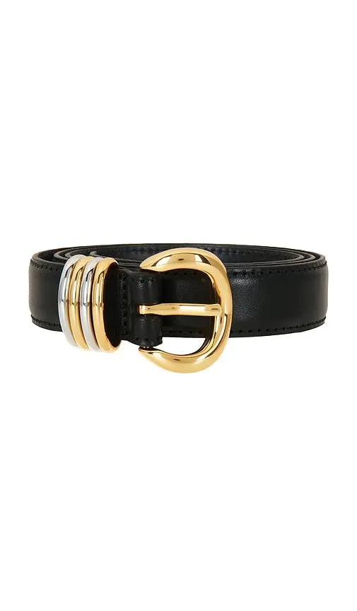 Madewell Inez Belt With Gold-tone Buckle