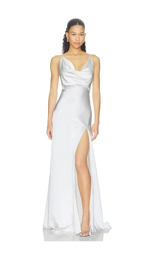 ELLIATT Erielle Cowl Neck Gown In . Also