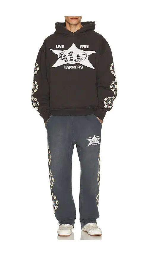 BARRIERS WORLDWIDE Cowrie Shell Sweatpant In . Also