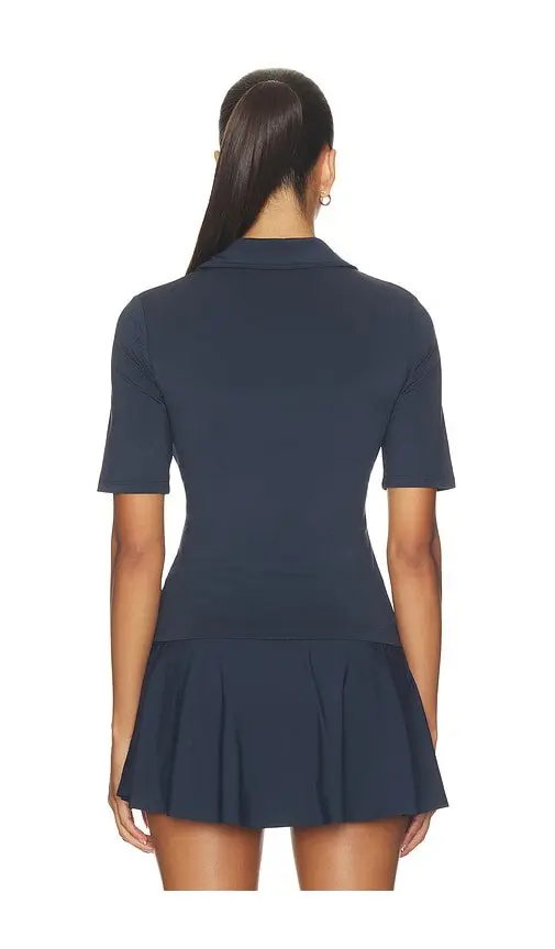 Beyond Yoga V-neck Polo Top