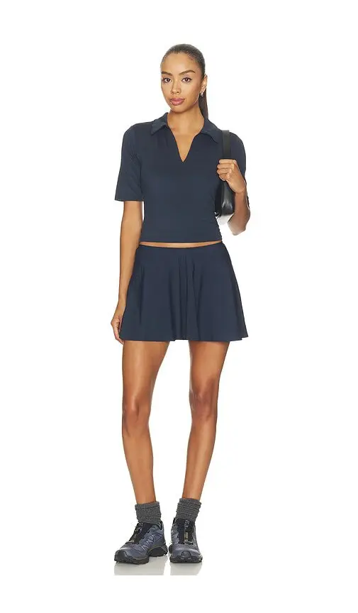 Beyond Yoga V-neck Polo Top