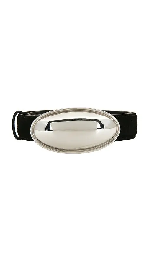 Altuzarra Oval Plaque Belt - Black