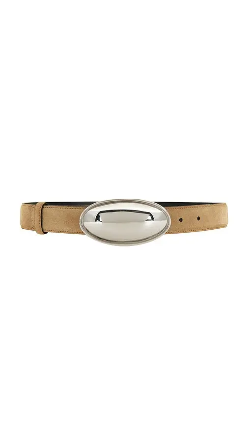 Altuzarra Oval Plaque Belt - Tan