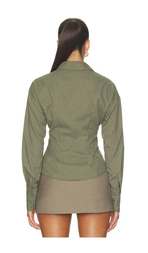 ALL THE WAYS Jeyne Button Up Top In . Also