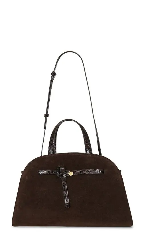 Tory Burch Romy Suede Bauletto Bag
