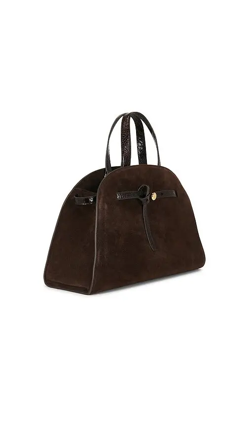 Tory Burch Romy Suede Bauletto Bag