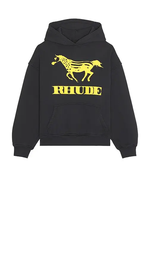Rhude Dinero Hoodie - Black