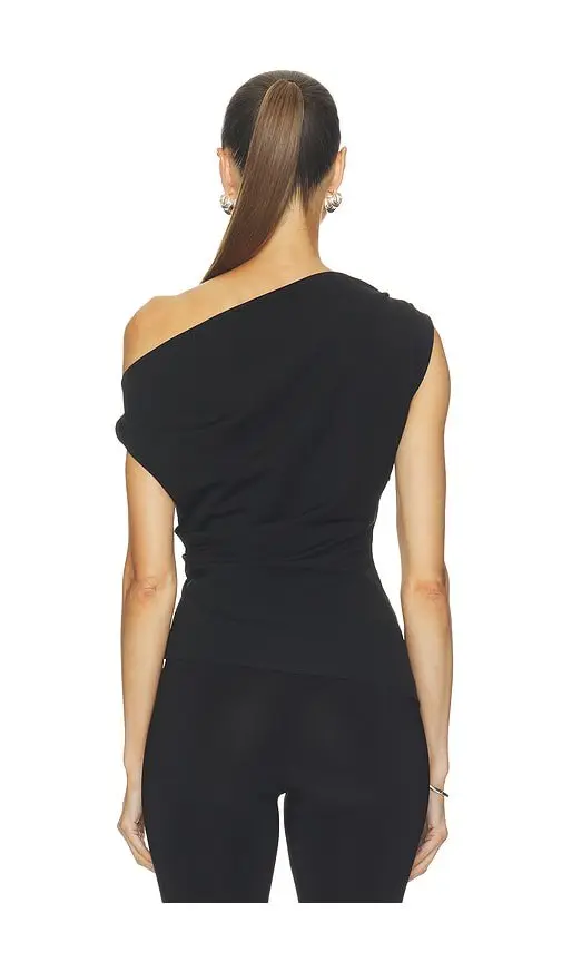 Simkhai Zerra Draped Top In . Also