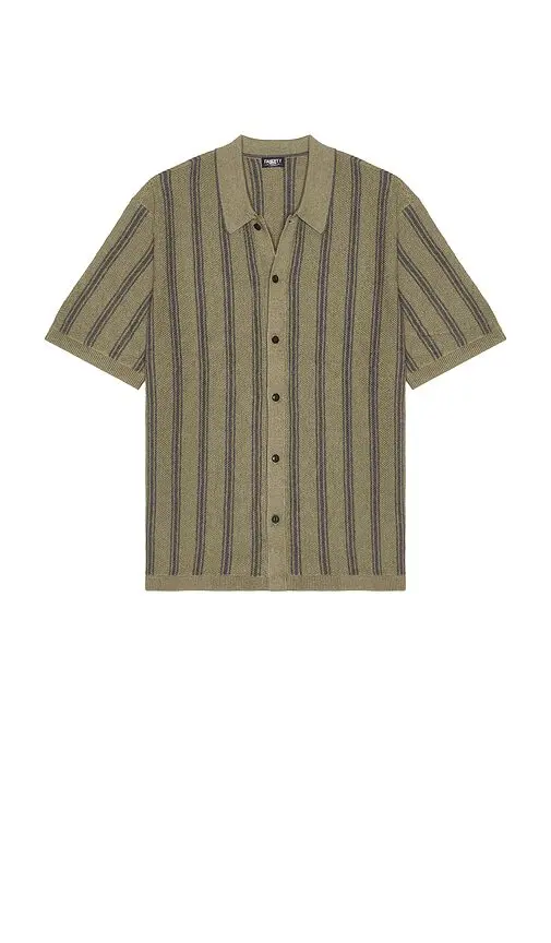 Faherty Brand Short Sleeve Knitted Shirt In . Also