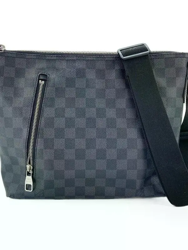 LOUIS VUITTON Damier Cobalt Shoulder Bag - Grey