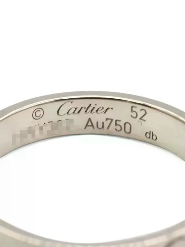 Cartier Mini Love Ring In 18k White Gold