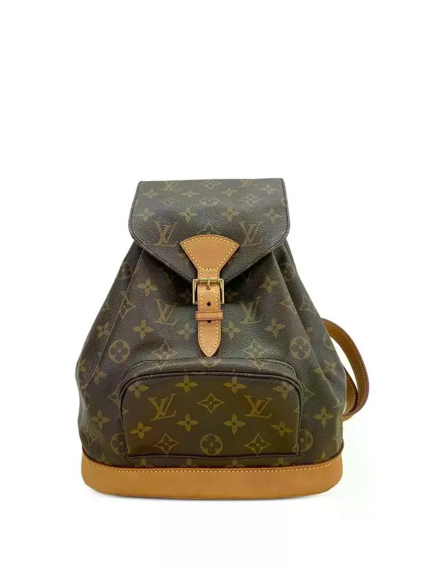 LOUIS VUITTON Monogram Montsouris Mm Backpack - Brown