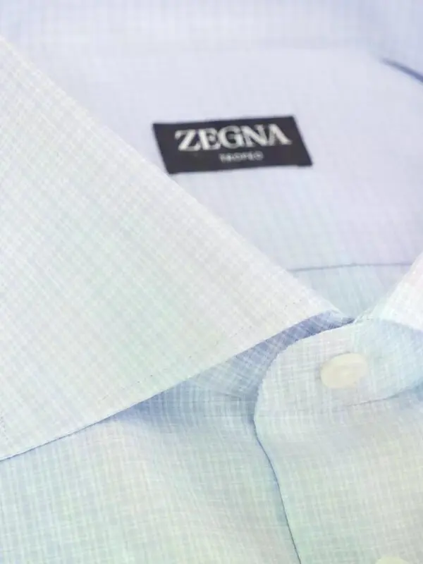 Zegna Micro-check Shirt