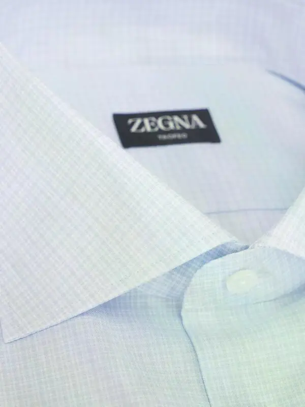 Zegna Micro-check Shirt