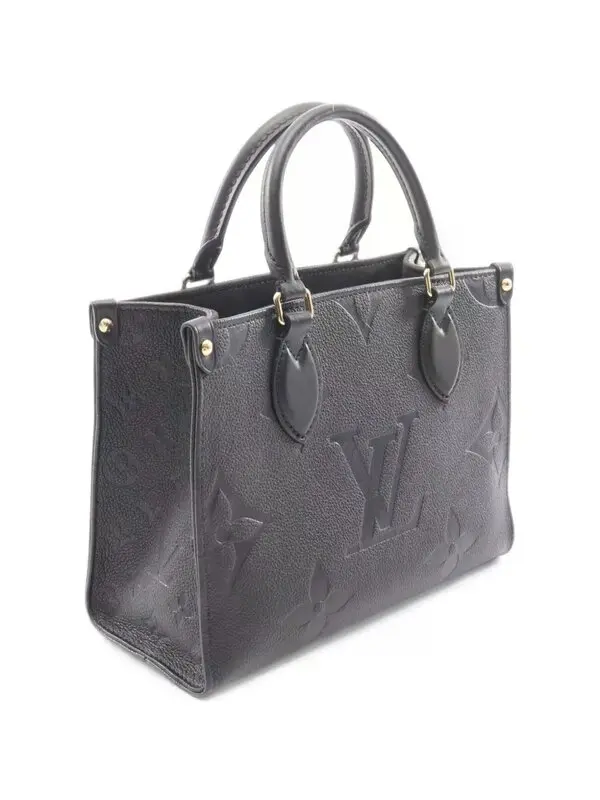 LOUIS VUITTON Monogram Empreinte Handbag - Black