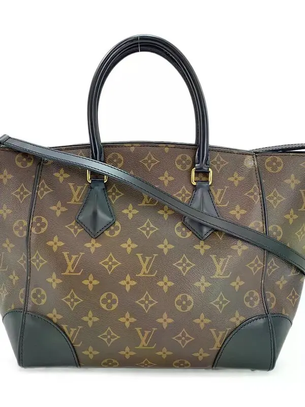 LOUIS VUITTON 2015 Phénix Monogram Canvas Tote Bag - Brown