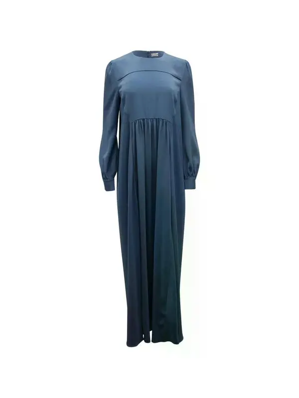 Co Gathered Long-sleeve Maxi Dress