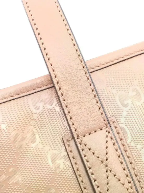 Gucci 2010s Gg Imprime Monogram Shoulder Bag - Neutrals