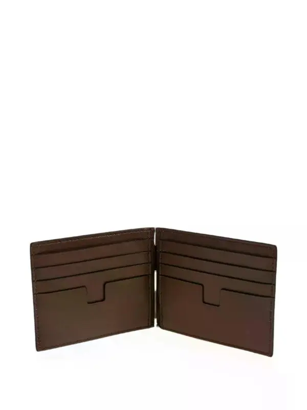 TOM FORD Lizard-effect Money-clip Wallet