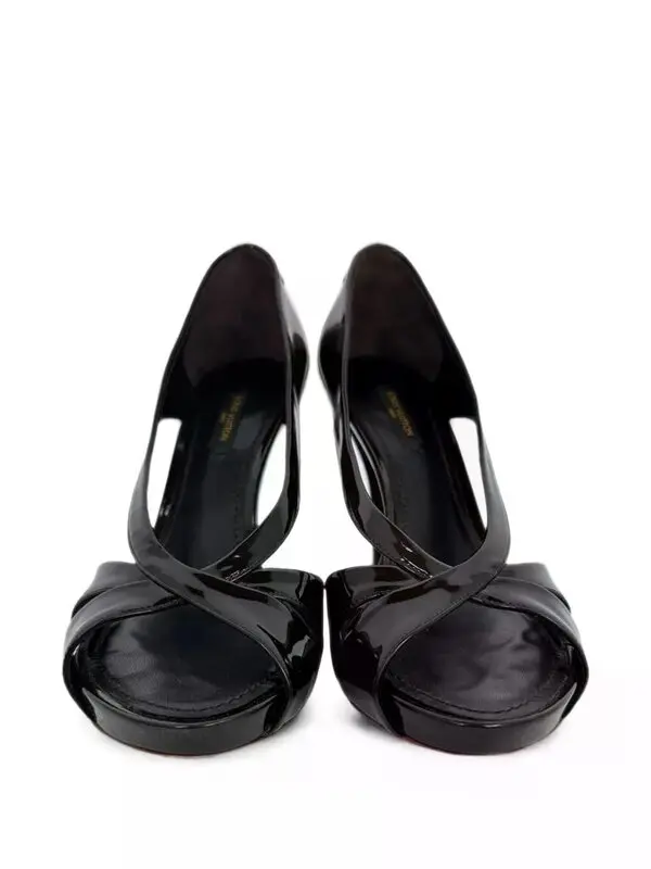 LOUIS VUITTON Lock-detail Cutout Pumps