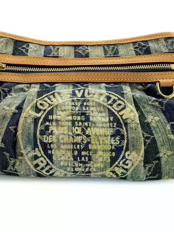 LOUIS VUITTON 2006 Monogram Denim Shoulder Bag - Blue
