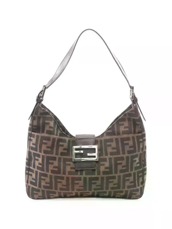 Fendi 2000s Zucca Ff-logo Shoulder Bag