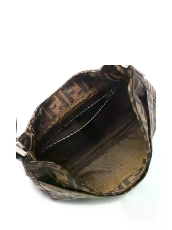 Fendi 2000s Zucca Ff-logo Shoulder Bag