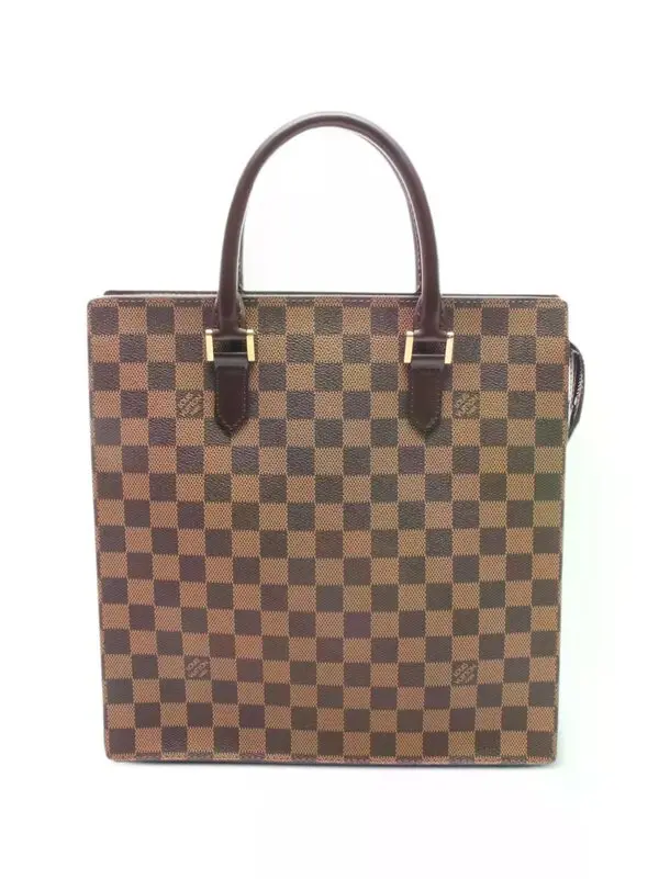 LOUIS VUITTON Damier Ebène Pm Venice Tote Bag
