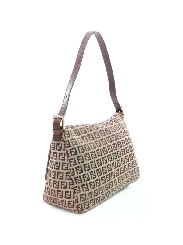 Fendi 2010s Mamma Zucchino Baguette Shoulder Bag