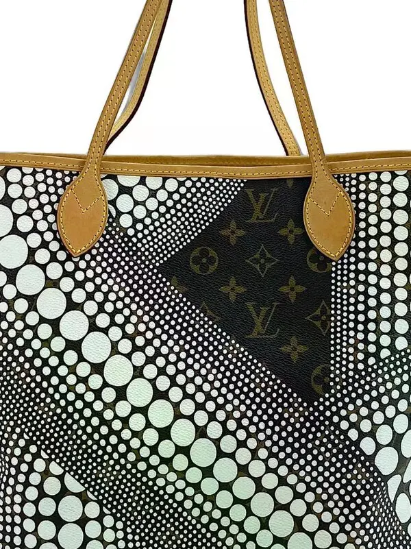 LOUIS VUITTON 2012 Monogram Yayoi Kusama Neverfull Tote Bag