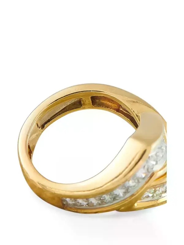 Van Cleef & Arpels Diamond Chevron Bypass Ring