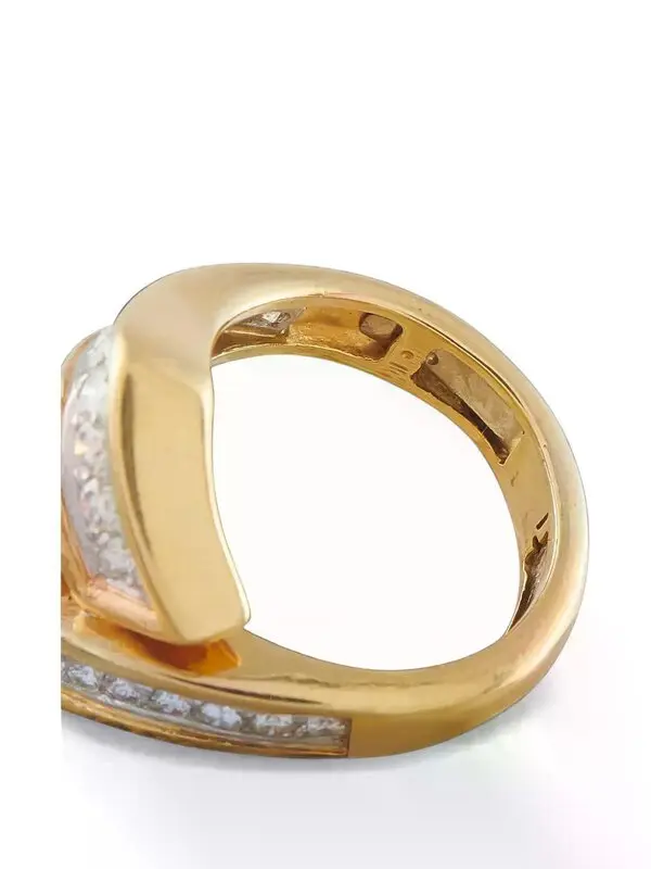 Van Cleef & Arpels Diamond Chevron Bypass Ring