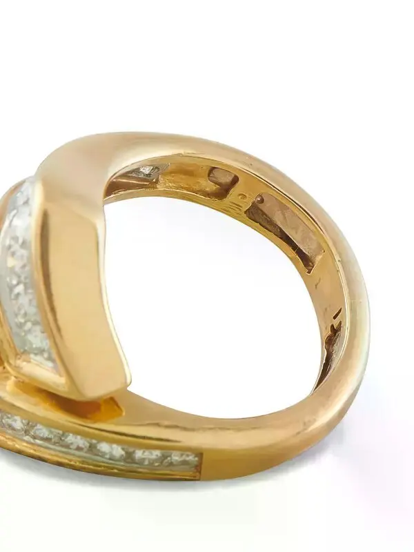 Van Cleef & Arpels Diamond Chevron Bypass Ring