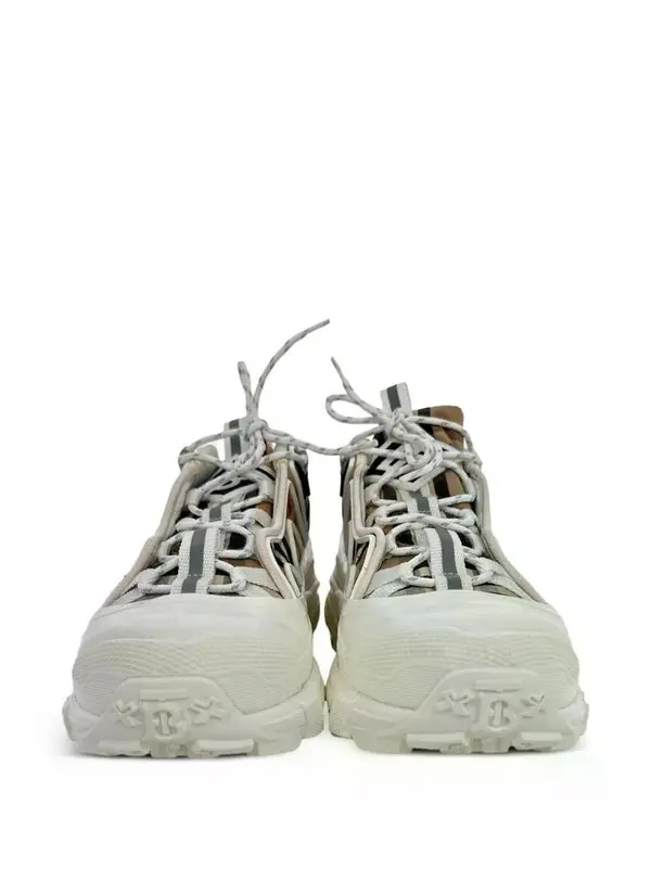 Burberry Arthur Vintage Check Sneakers - Neutrals