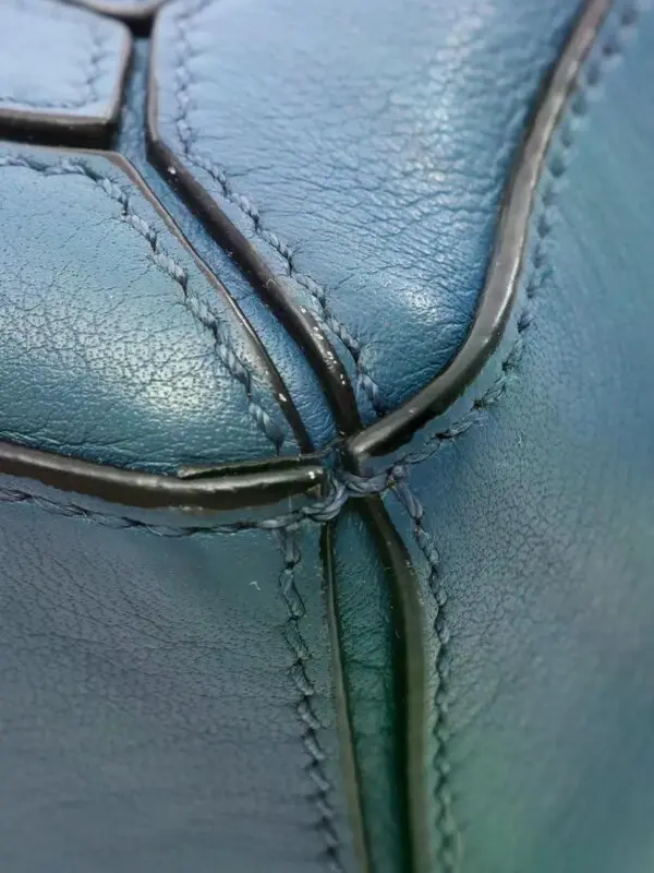 Loewe 2000s Mini Puzzle Handbag - Blue