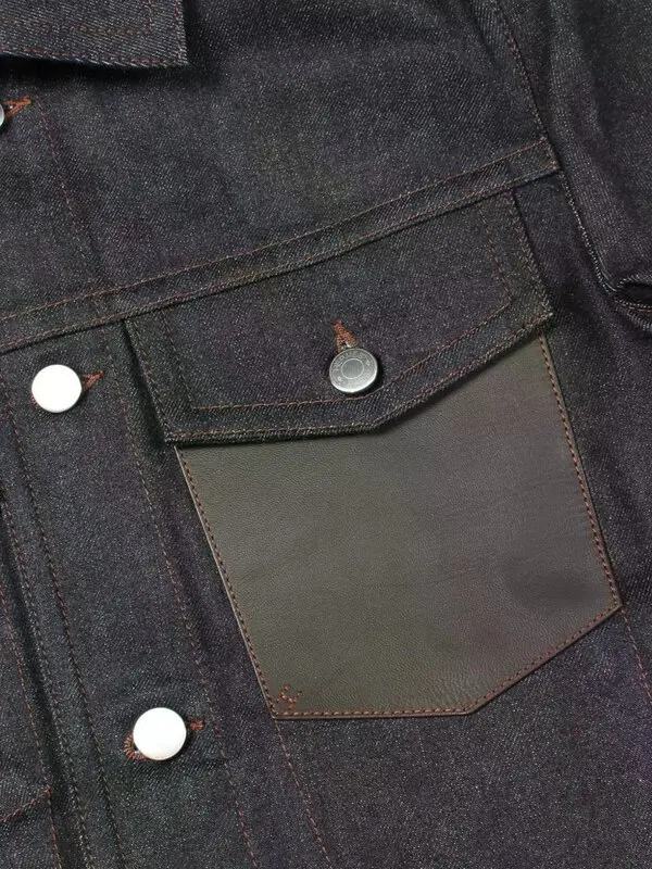 Hermès 2010s Leather-pocket Jacket