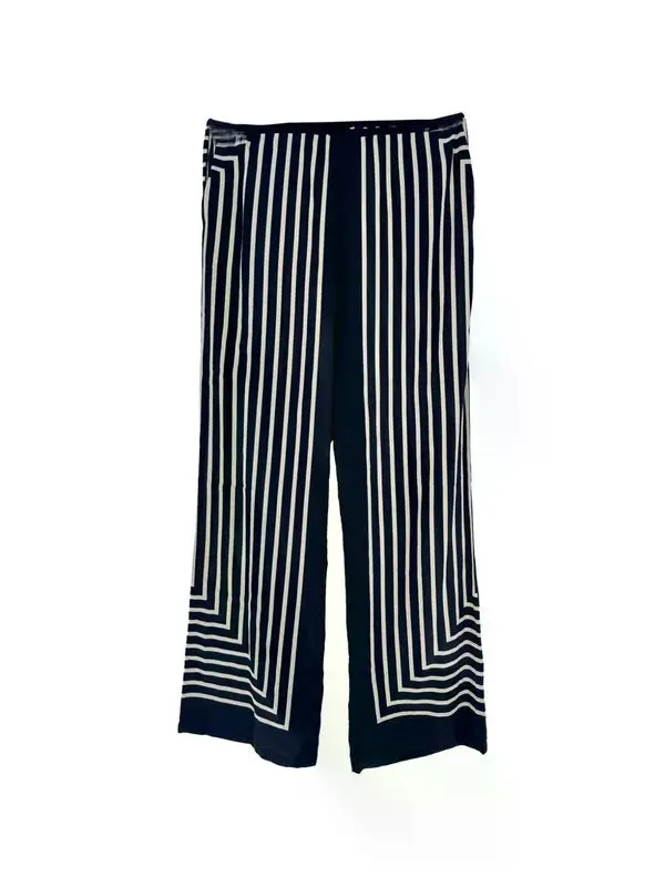 TOTEME Monogram Silk Jacquard Trousers