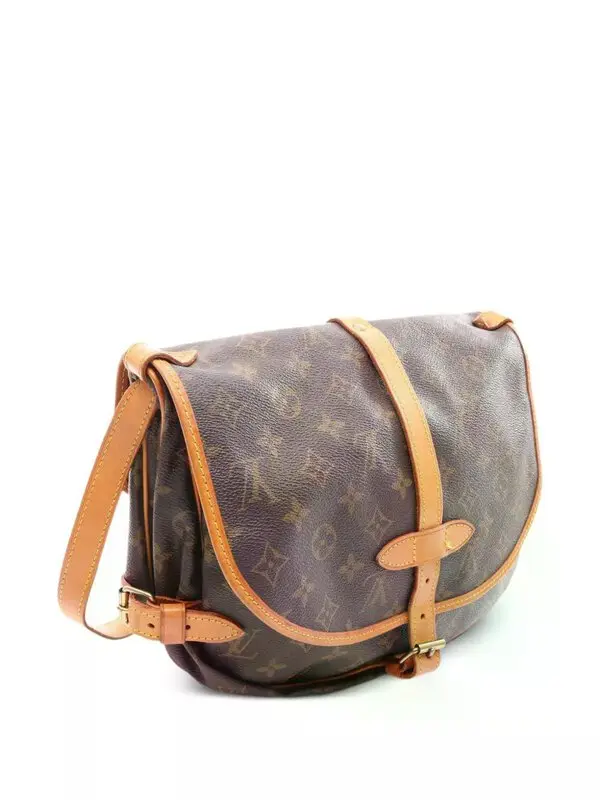 LOUIS VUITTON 1992 30 Saumur Monogram Shoulder Bag