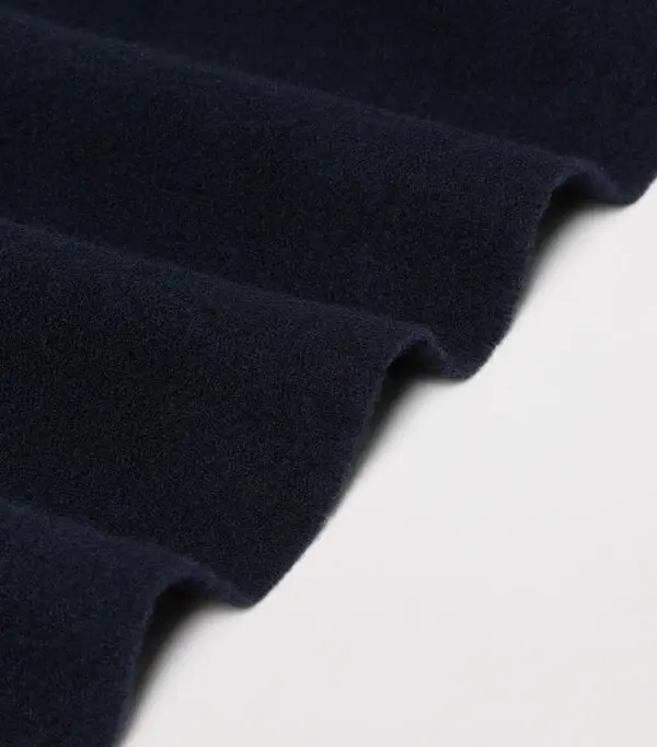 Max Mara Wool Fringe Scarf