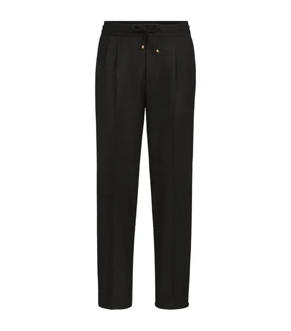 Brunello Cucinelli Virgin Wool Flannel Trousers