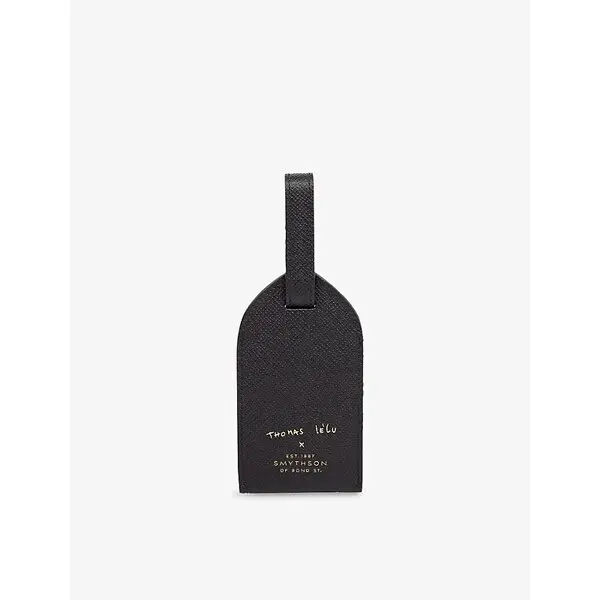 Smythson X Thomas Lélu Panama Leather Luggage Tag