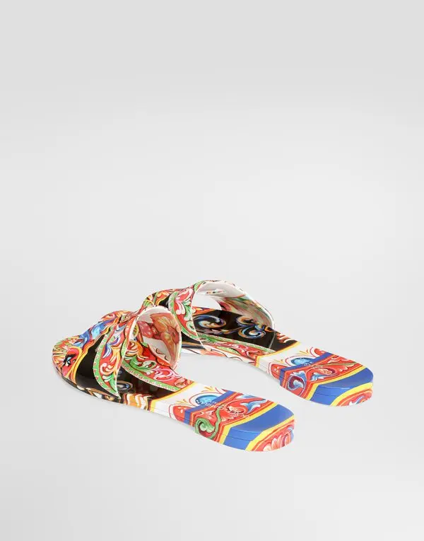Dolce & Gabbana Beachwear Slides And Mules - Multicolor