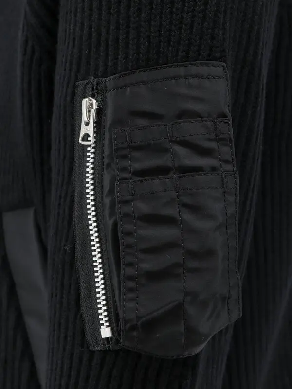 Sacai Wool Cardigan