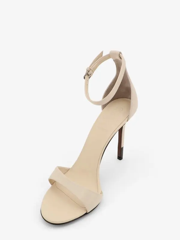 Brunello Cucinelli Leather Sandals With Monili Detail