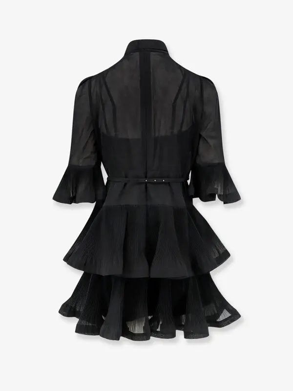 Zimmermann Pleated Mini Dress