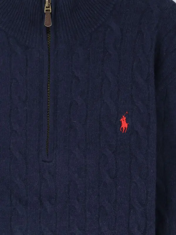 Polo Ralph Lauren Wool And Cashmere Cable Knit Sweater